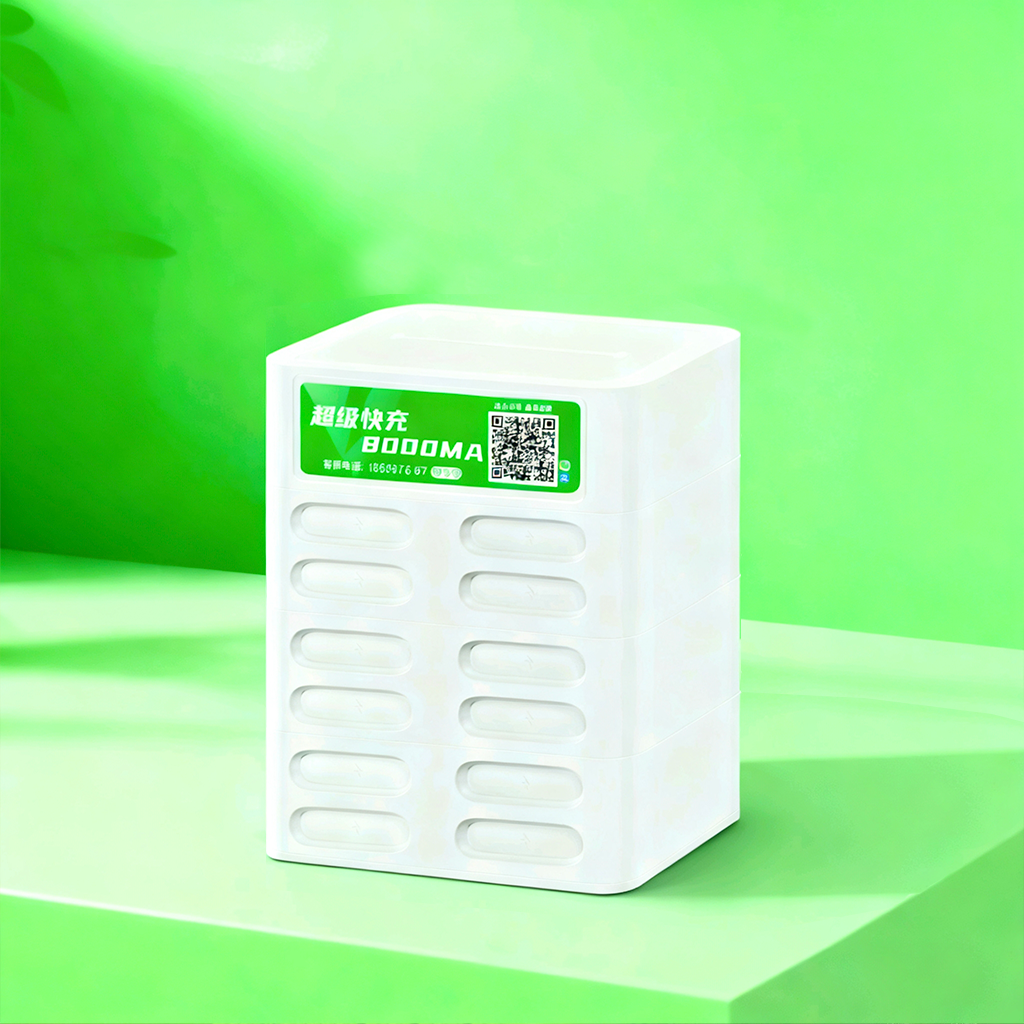 12 slots shared power bank station